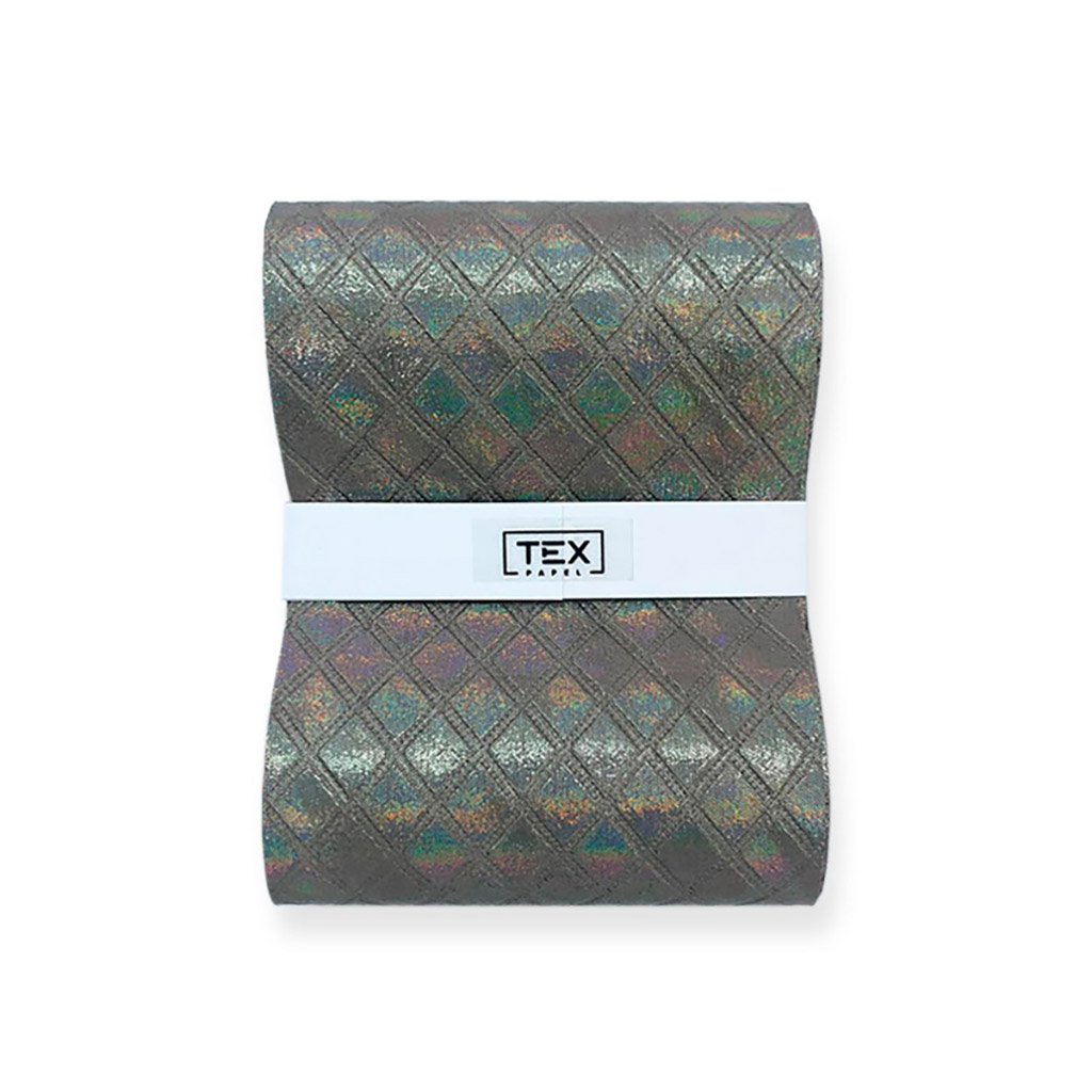 Fita Corino Festa Matelassê Grafite Furta-cor Ref F289