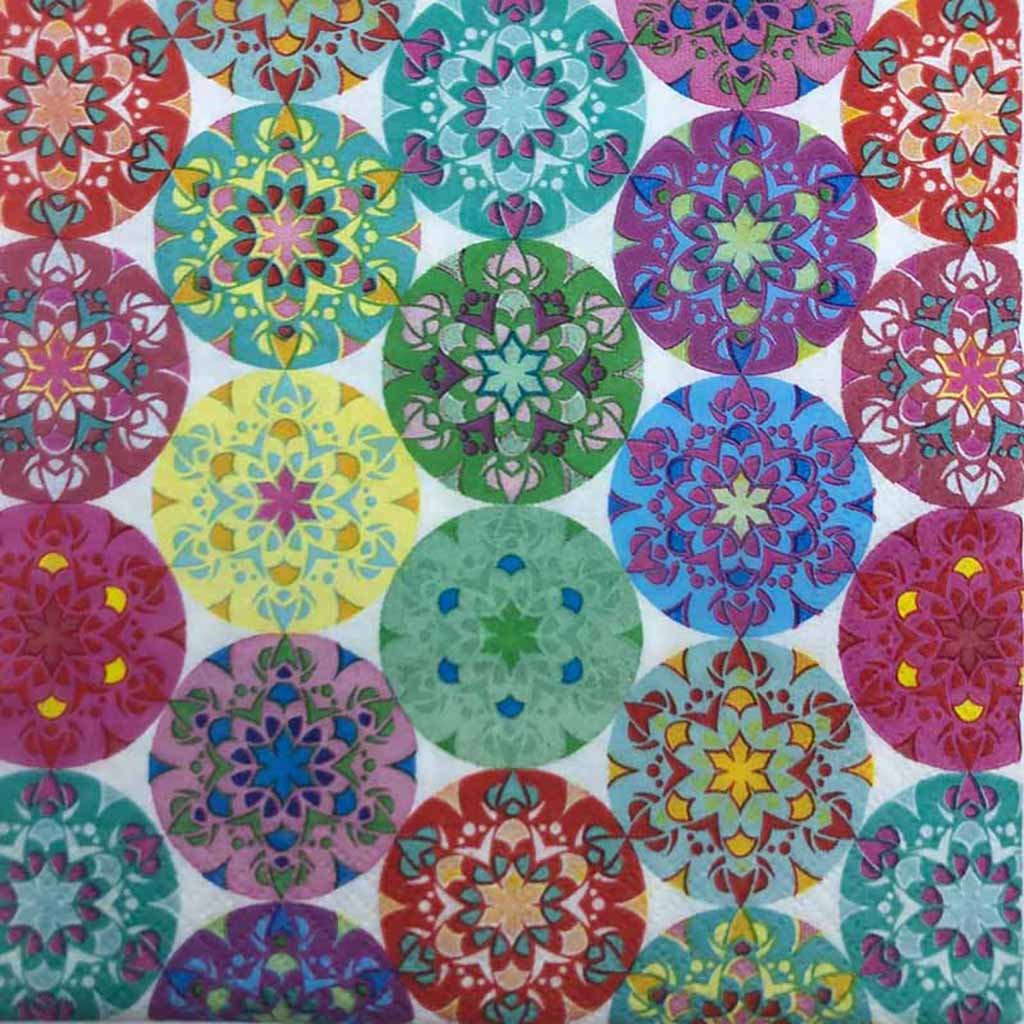 Guardanapo Decoupage Mandala - Ref. 21199