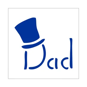 Stencil Dad - 14x14 - Ref C410