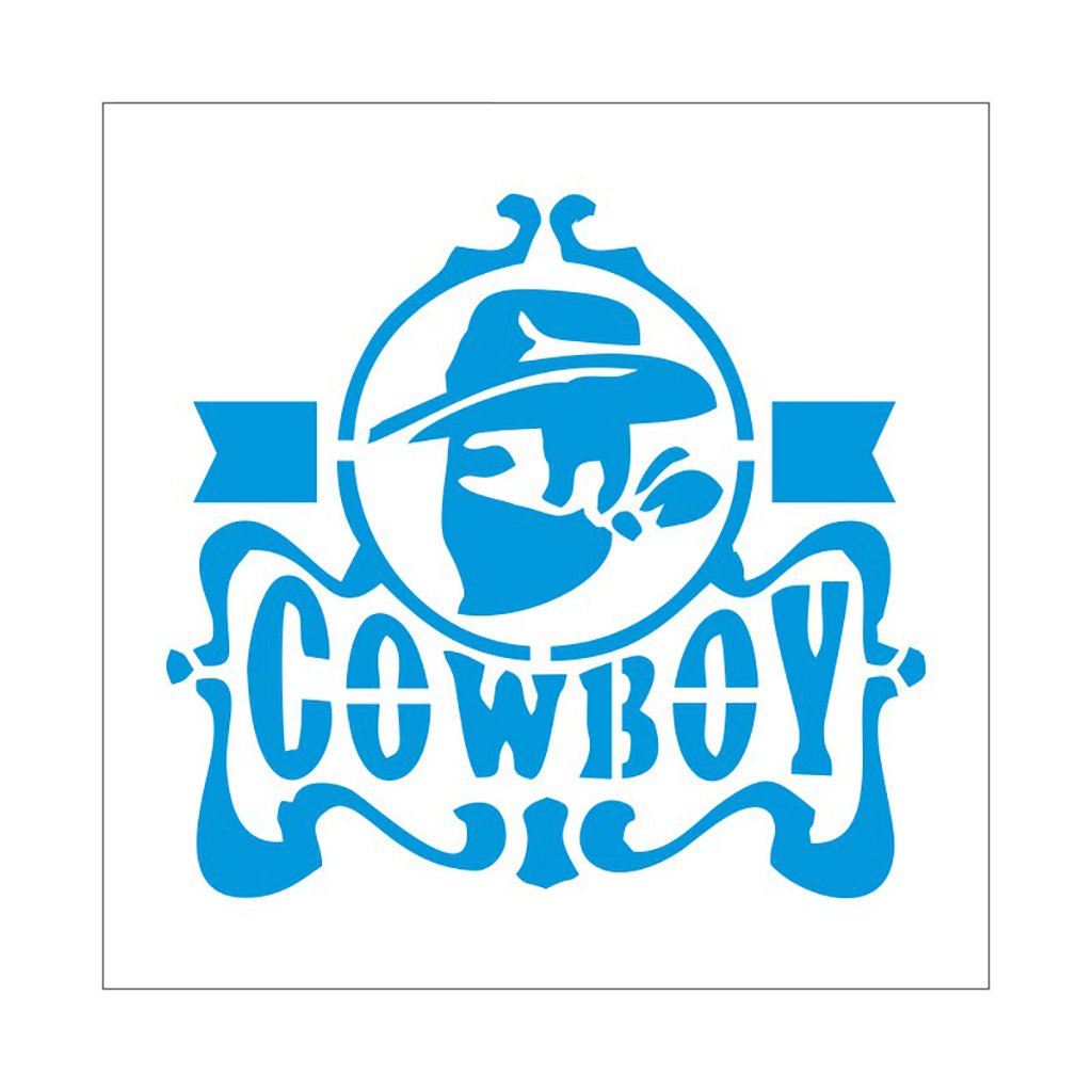Stencil Cowboy - 14x14 - Ref C629