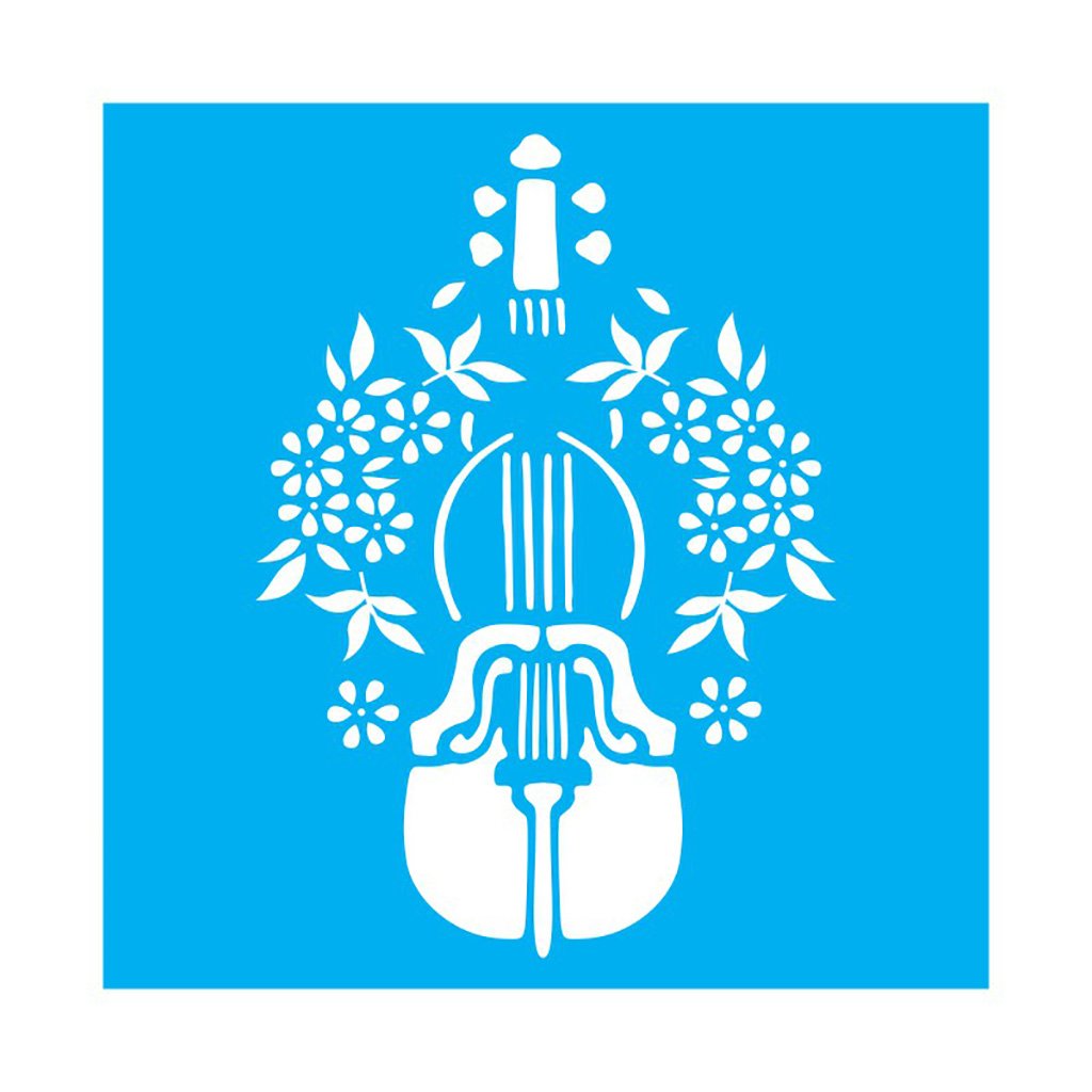Stencil Instrumento musical - 14x14 - Ref C634