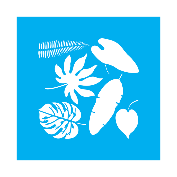 Kit Stencil 11 unid - Folhas - Ref 28