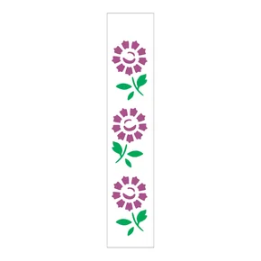 Stencil Floral - 6x30 - Ref 443
