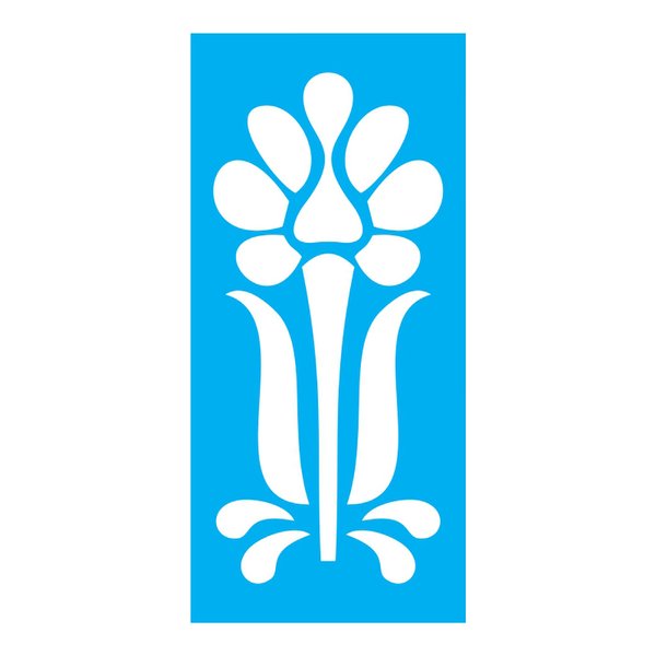 Stencil Floral - 7x15 - Ref 8054