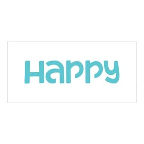 Stencil Happy - 7x15 - Ref 8110