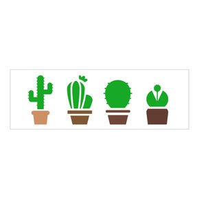 Stencil Cactus - 10x30 - Ref 662