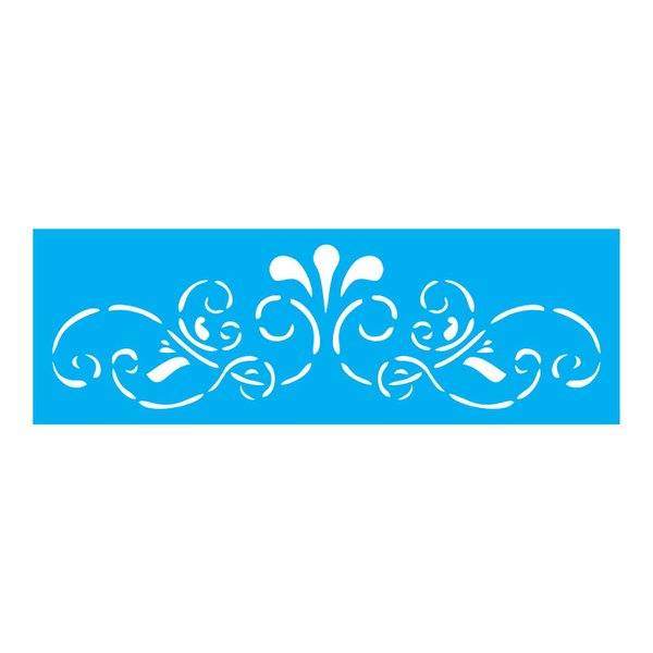 Stencil Floral - 10x30 - Ref 7523