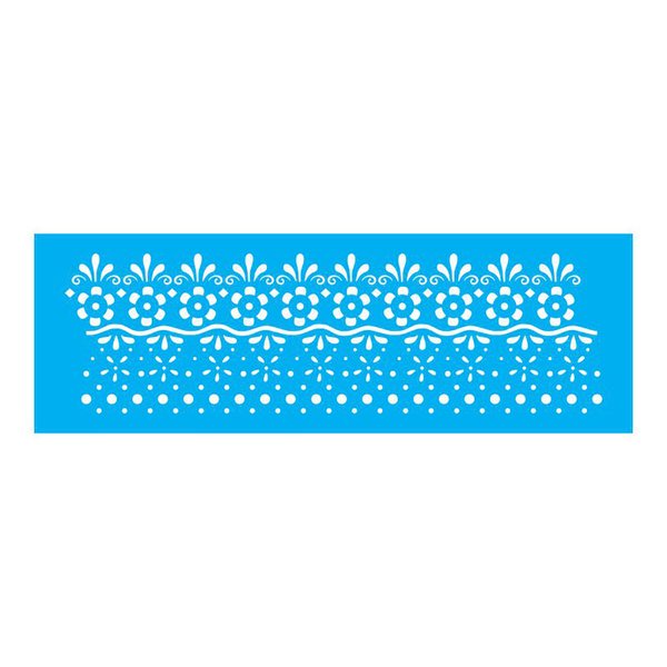 Stencil Barrado - 10x30 - Ref 7672