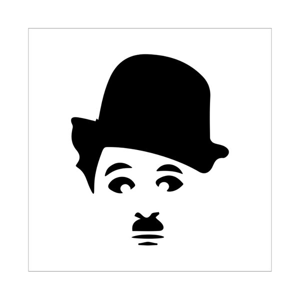 Stencil Chaplin - 14x14 - Ref 571