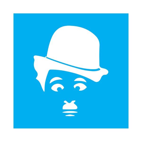 Stencil Chaplin - 10x10 - Ref 571