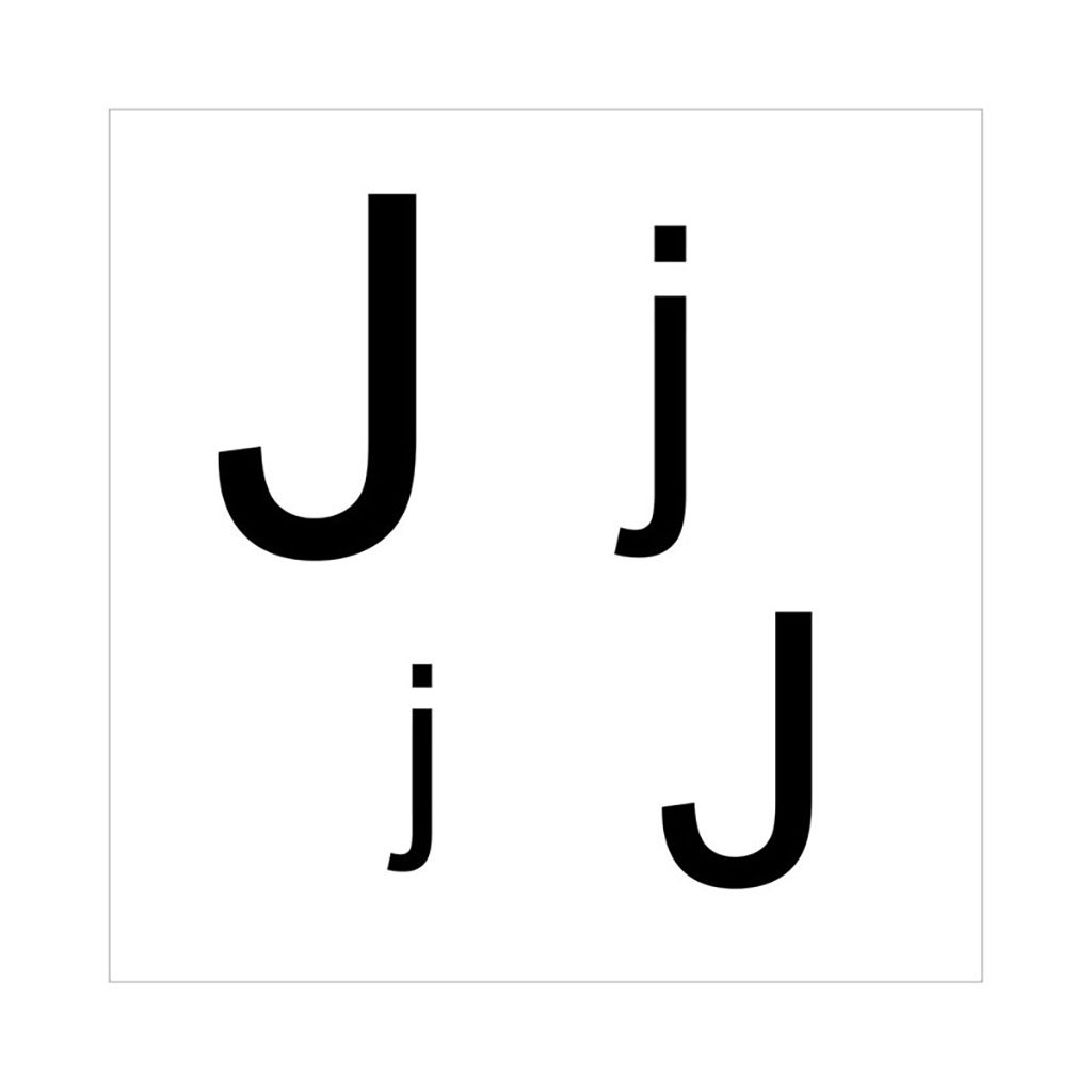 Stencil Letra J - 10x10 - Ref 584
