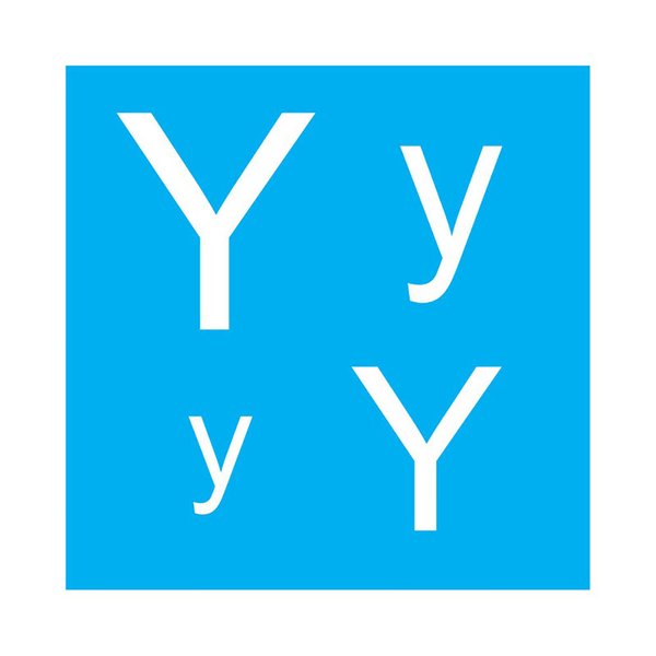 Stencil Letra Y - 14x14 - Ref 599