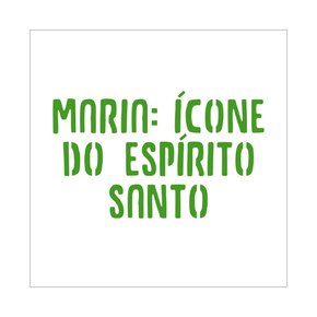 Stencil Maria: Ícone do Espírito Santo - 14x14 - Ref 5728
