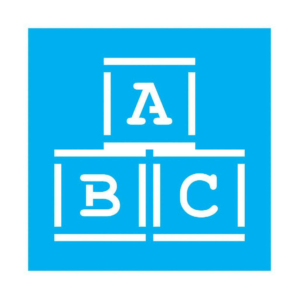 Stencil ABC - 14x14 - Ref 5812