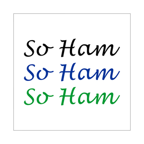 Stencil So Ham - 14x14 - Ref 5914