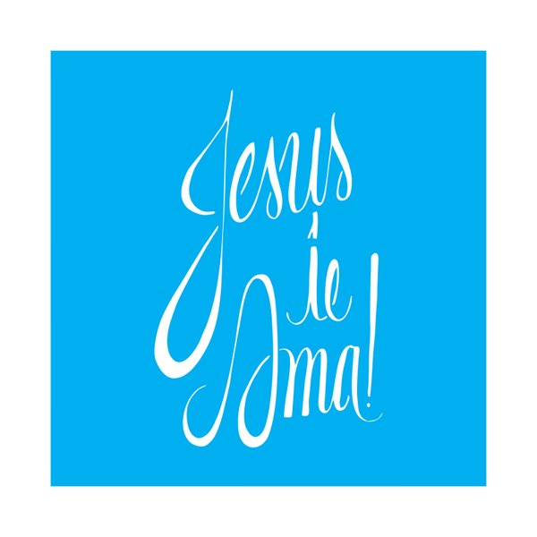 Stencil Jesus te ama - 14x14 - Ref C180