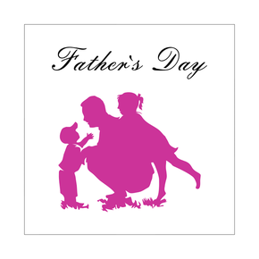 Stencil Father´s Day - 14x14 - Ref C193