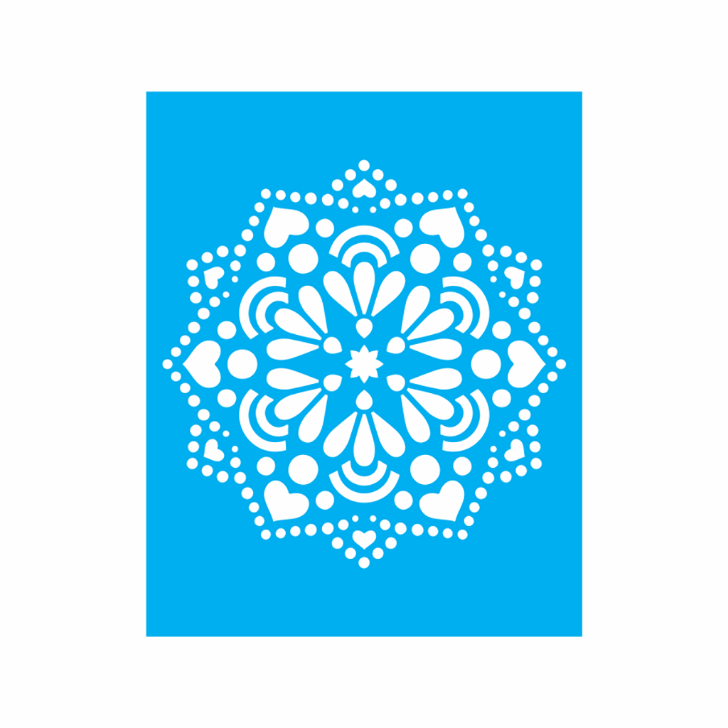 Kit Stencil 10 unid - Mandalas - Ref 43