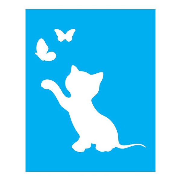 Stencil Gato - 20x25 - Ref B777