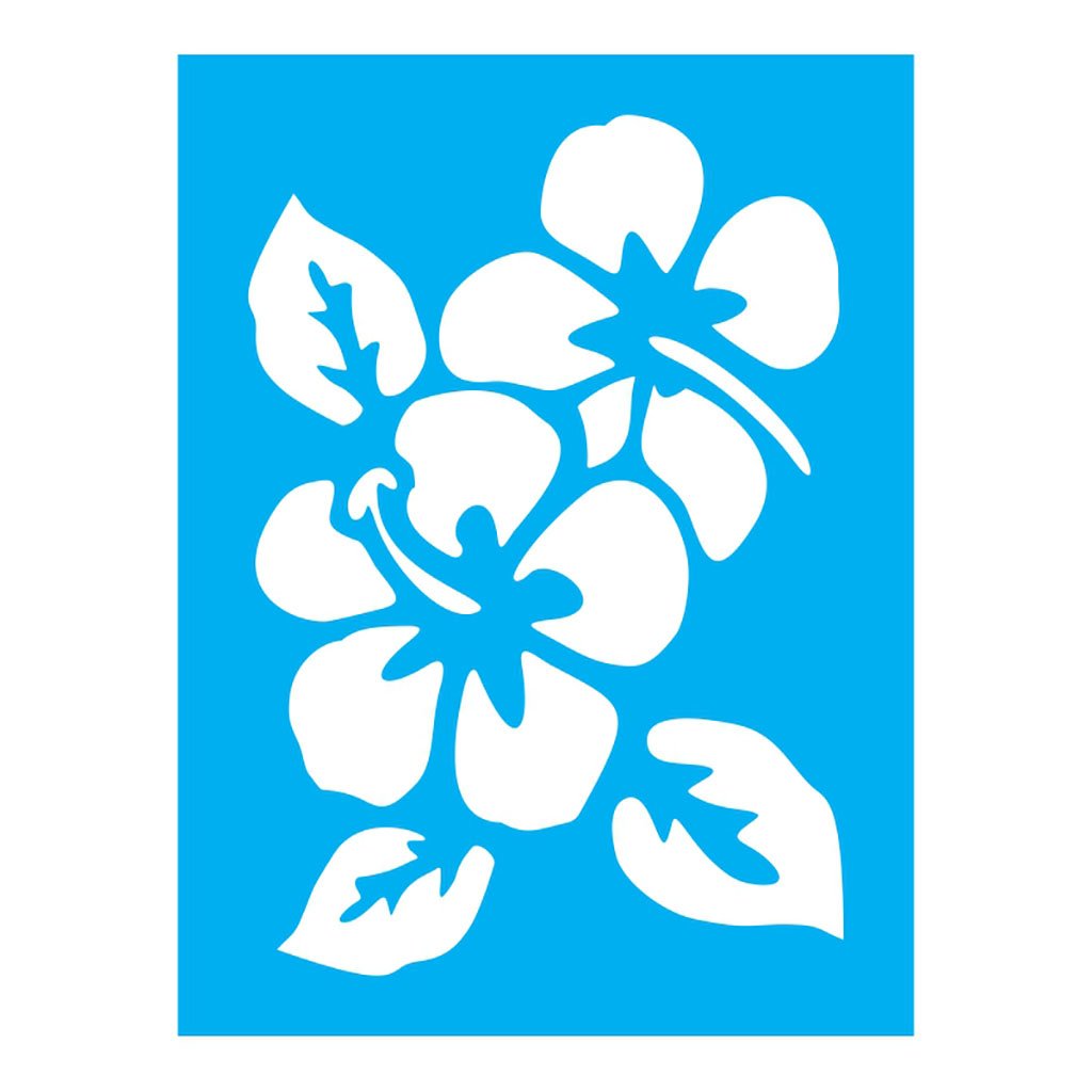Stencil Floral - 15x20 - Ref 830
