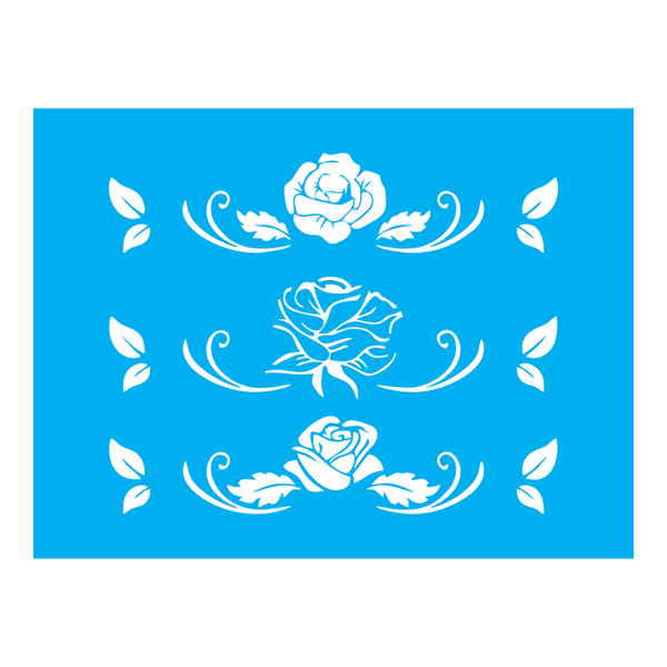 Stencil Flores - 15x20 - Ref 8954