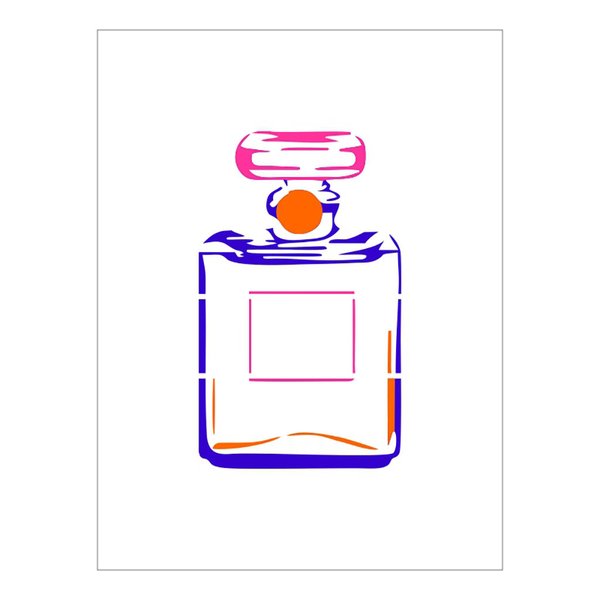 Stencil Perfume - 15x20 - Ref A2179