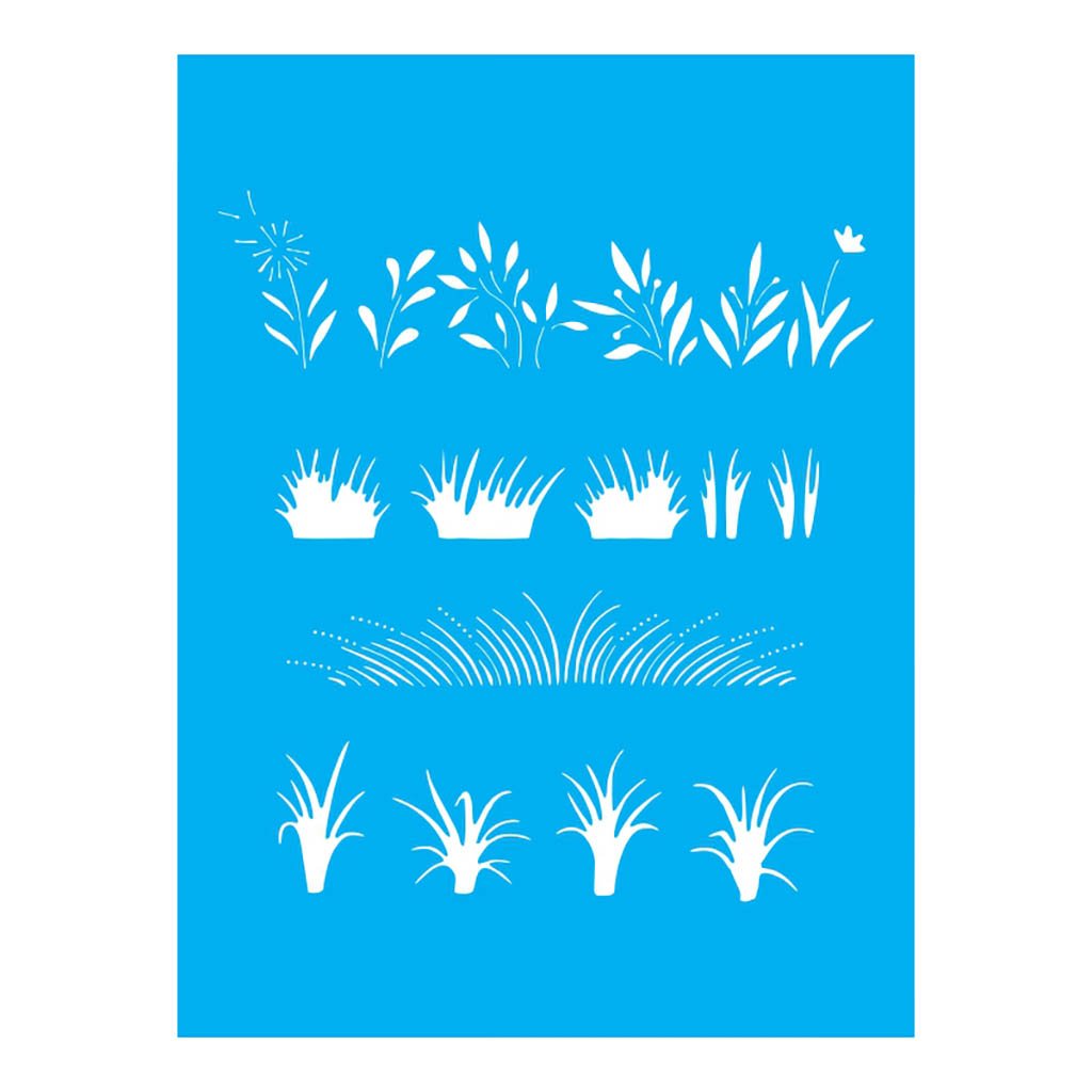 Stencil Folhas - 15x20 - Ref A2401