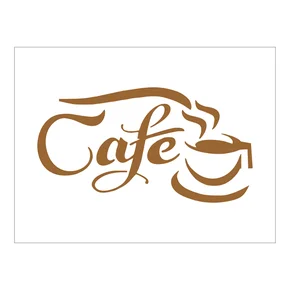 Stencil Café - 15x20 - Ref A2528