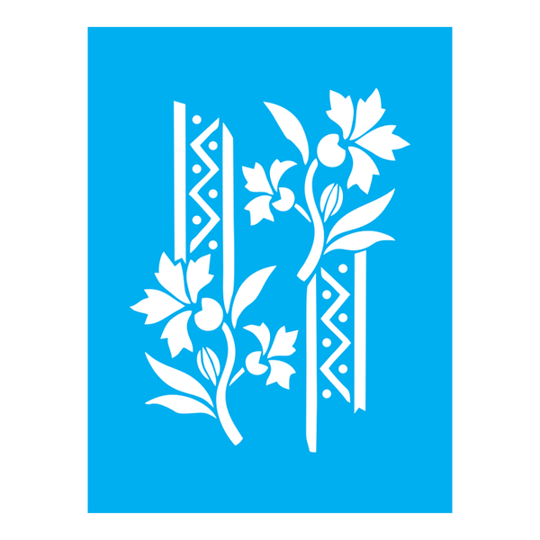 Kit Stencil 10 unid - Floral - Ref 26