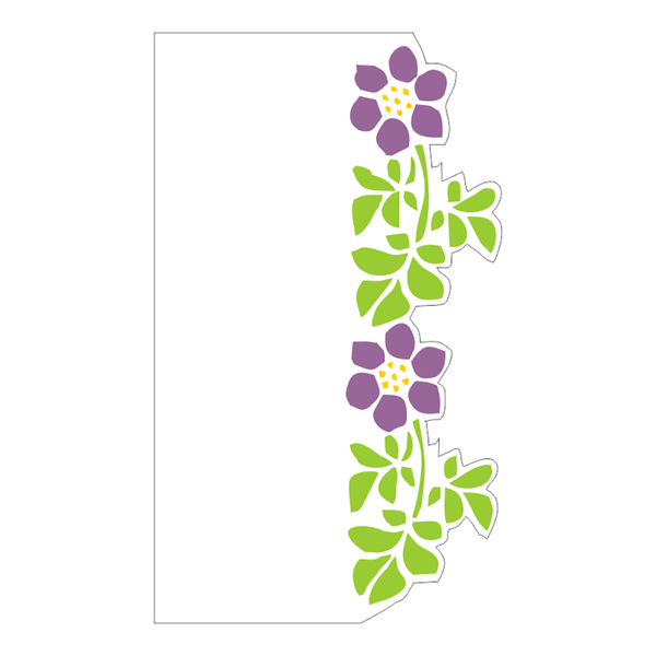 Kit Stencil 10 unid - Floral - Ref 26