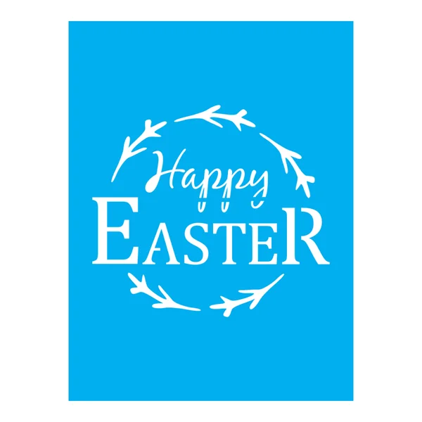 Stencil Happy Easter - 15x20 - Ref A2839