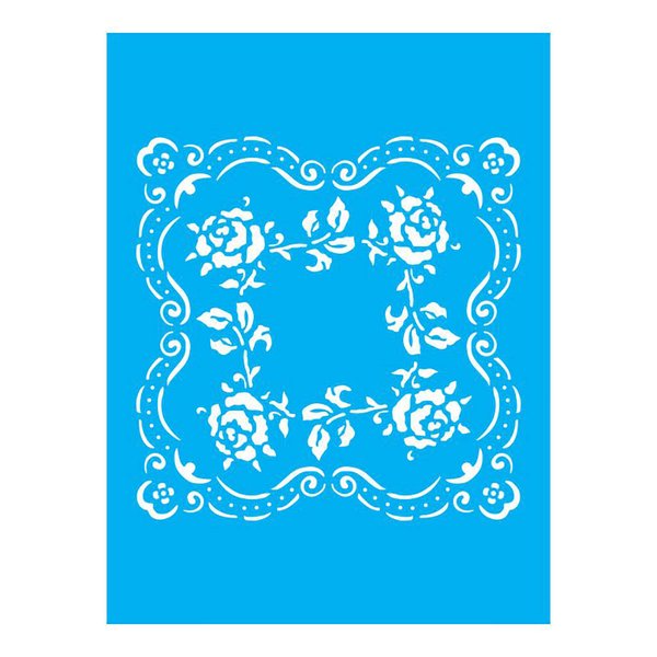 Stencil Floral - 15x20 - Ref A3021