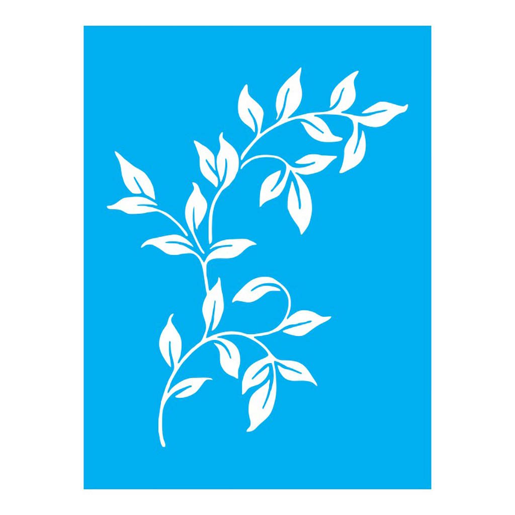 Stencil Folhas - 15x20 - Ref A3405