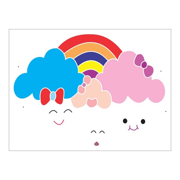 Stencil Nuvens - 15x20 - Ref A3469