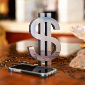 Objeto $ em MDF INOX - Ref 03