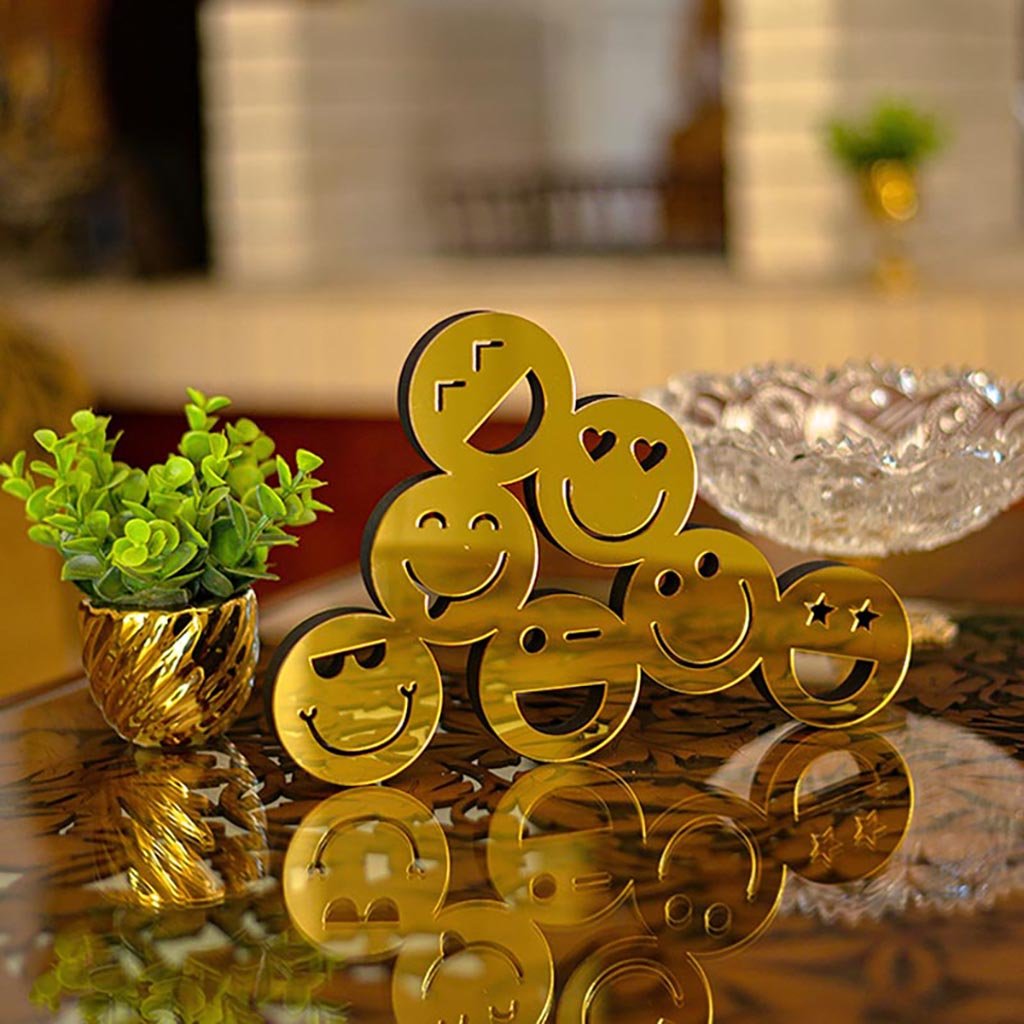 Objeto Emoji em MDF - Ref 128