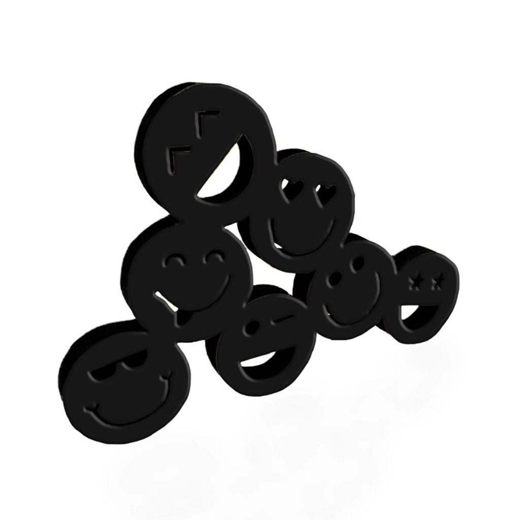 Objeto Emoji em MDF - Ref 128