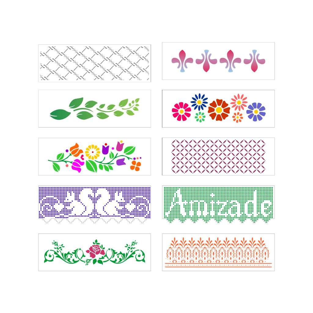 Kit Stencil - 10x30 - Ref 02