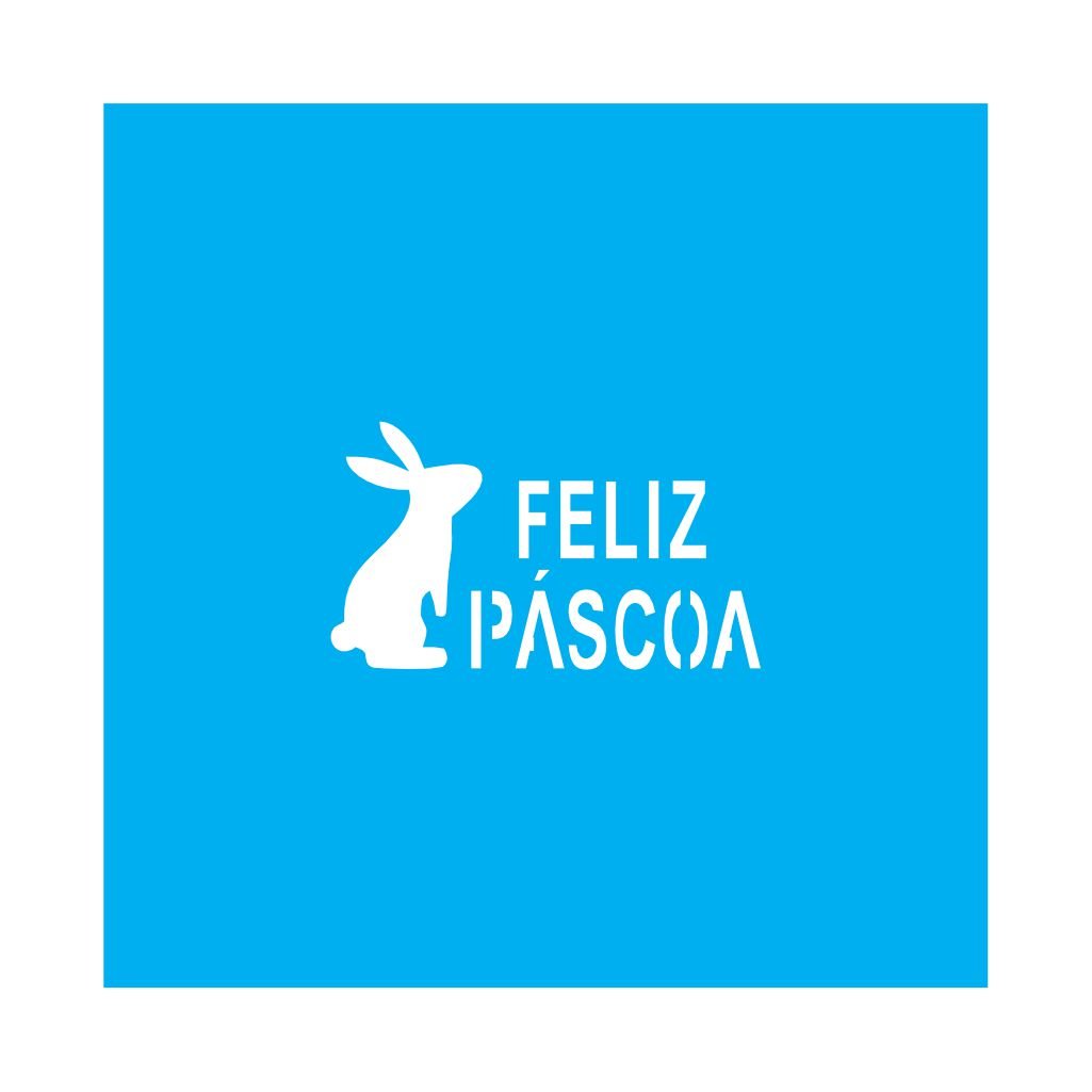 Stencil Feliz Páscoa - 10x10 - Ref G248