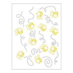 Stencil Nuvem - 15x20 - Ref A3946